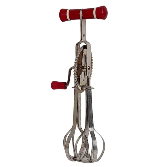 Ekco | Kitchen | Vintage Red Ekco Egg Beater Farmhouse Kitchen Hand ...